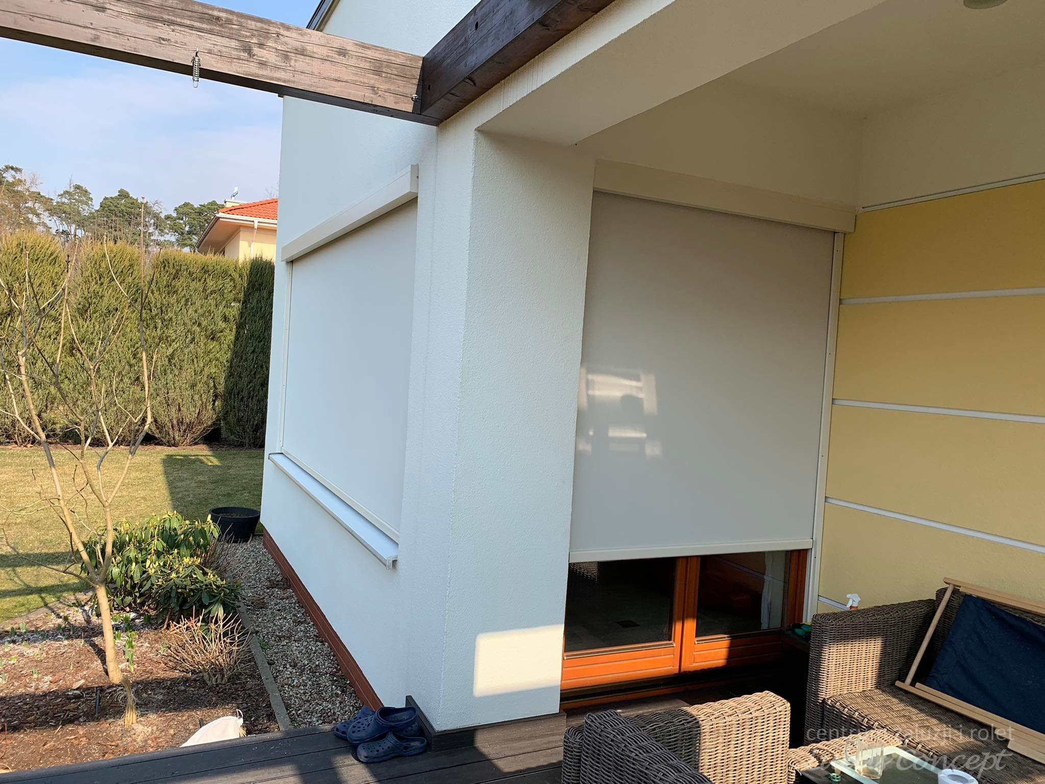 Refleksole ZIIIP 120 z tkaniną screen